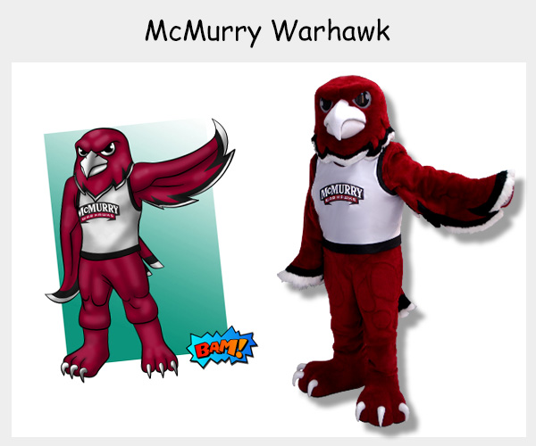 Custom Made Bird Mascots & Costumes