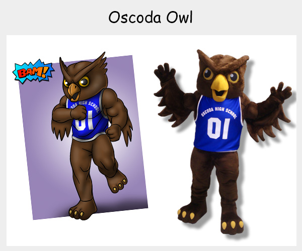 Custom Made Bird Mascots & Costumes