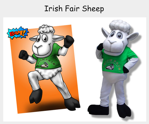 Custom Cows & Farm Animals Mascots