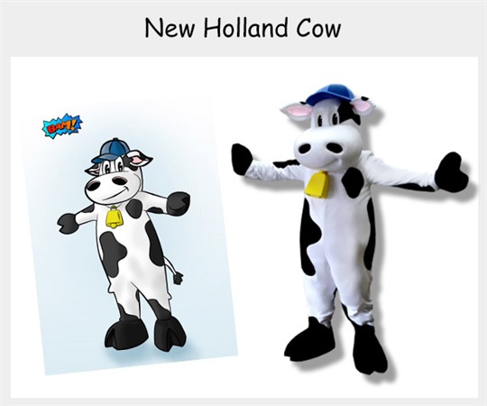 Custom Cows & Farm Animals Mascots