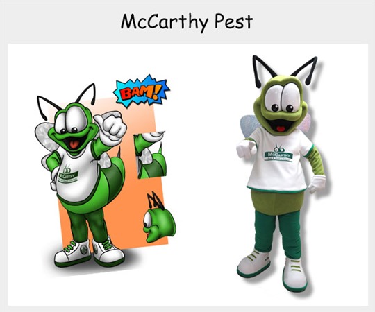 Custom Insects, Bees & Wasp Mascots