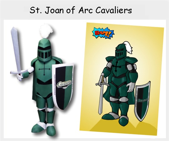 Gallery Of Custom Knights & Warriors Mascots