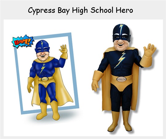 Custom Super Hero Mascots
