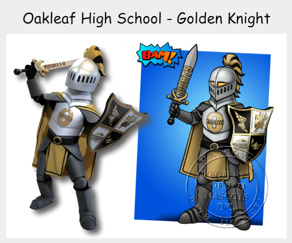Gallery Of Custom Knights & Warriors Mascots