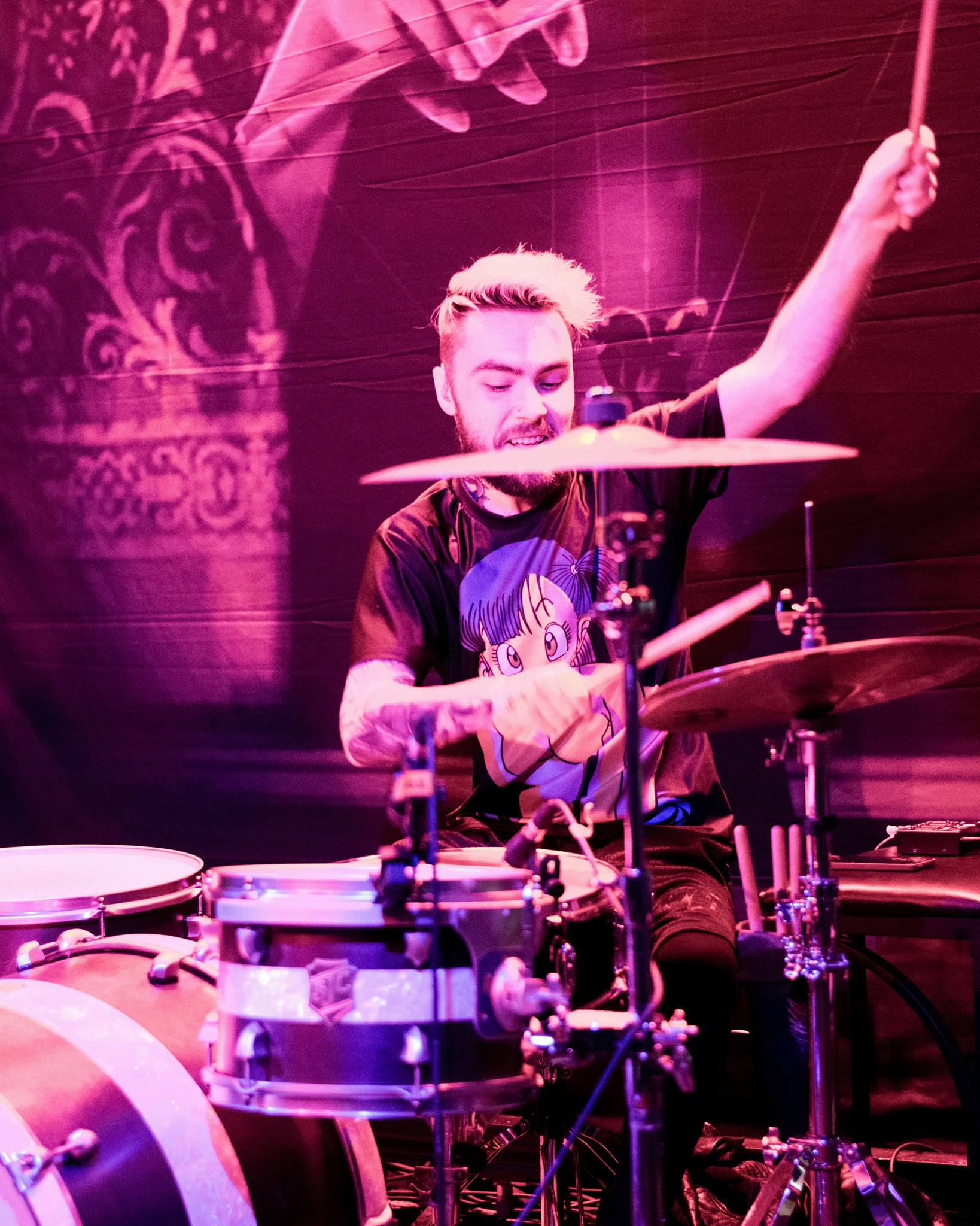 SJC Custom Drums family of worldwide drummers