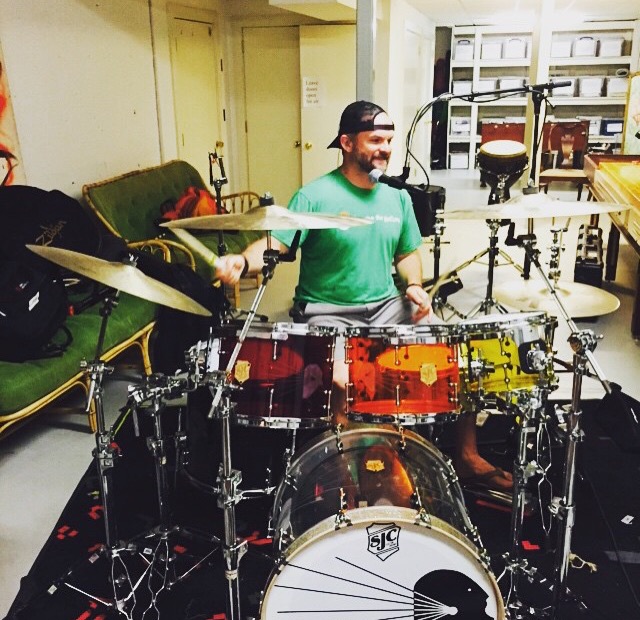 SJC Custom Drums family of worldwide drummers