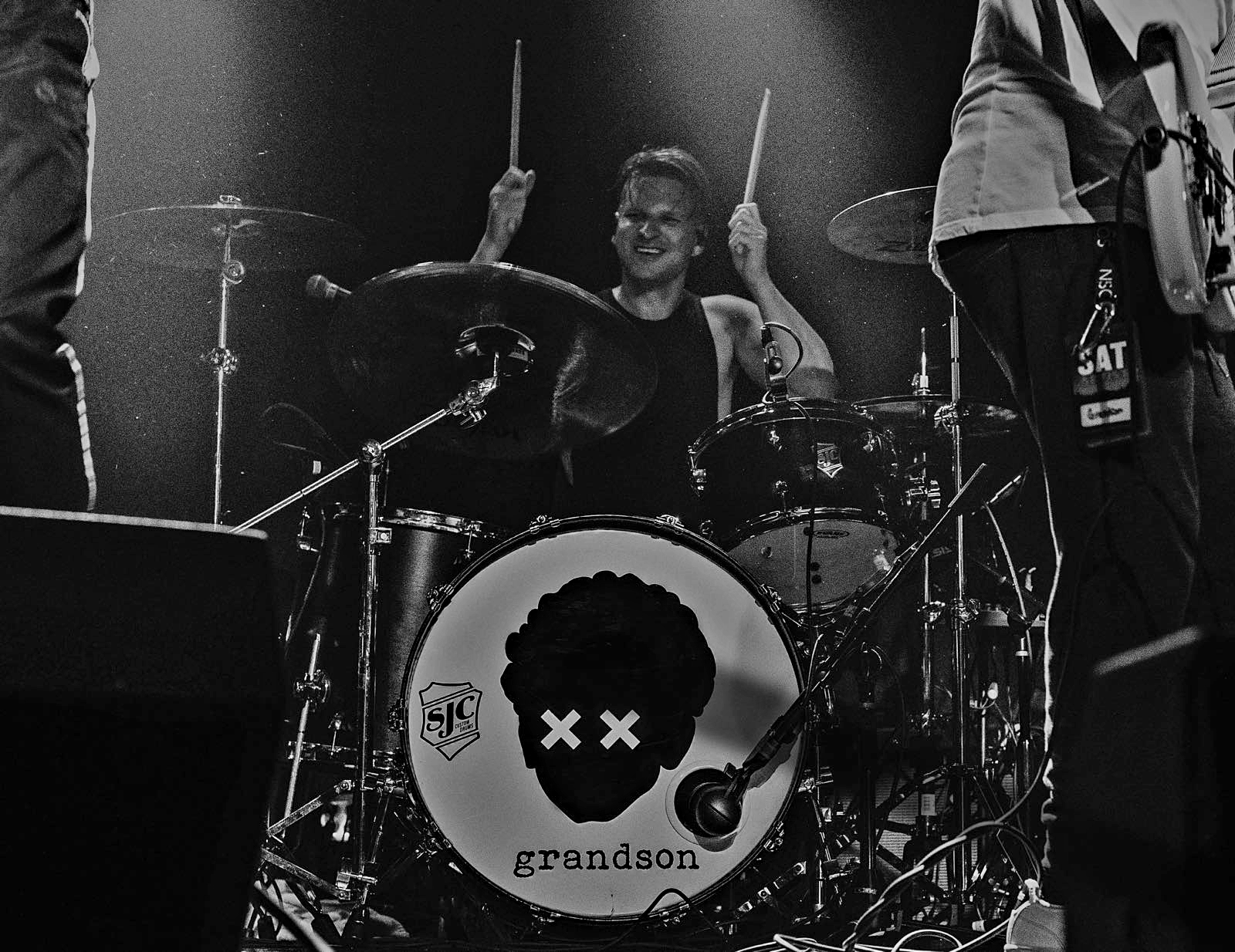 SJC Custom Drums family of worldwide drummers